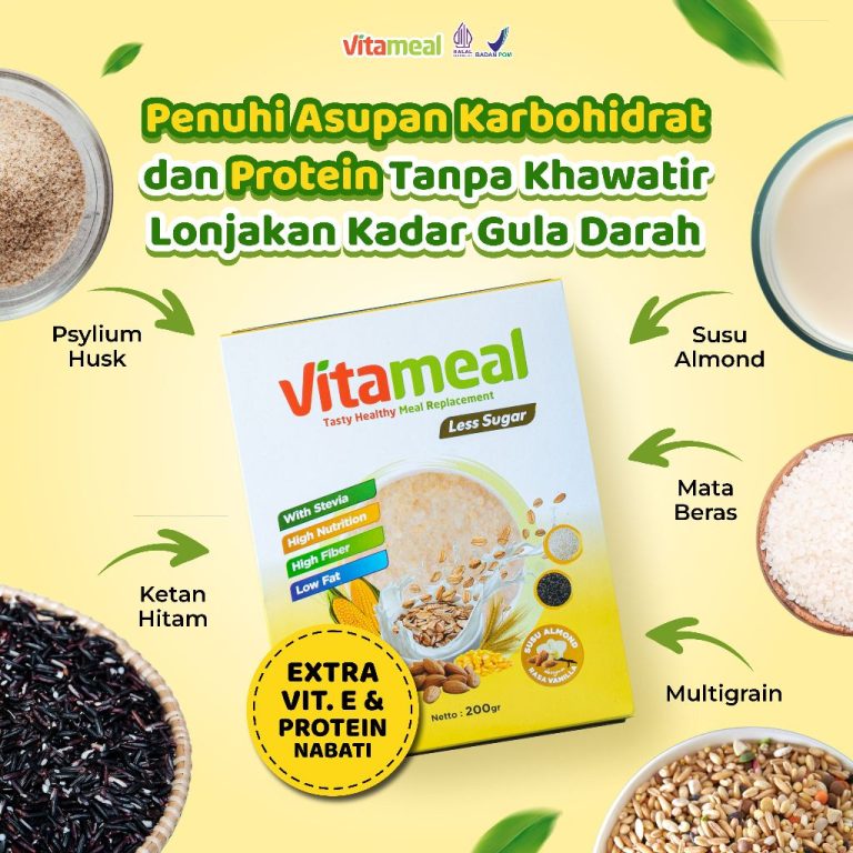 Vitameal - 5+ Kandungan Nutrisi Tinggi Dalam Satu Kemasan